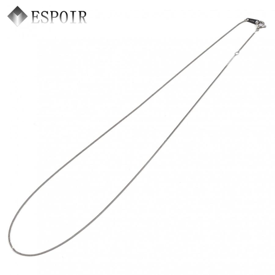 プラチナ850 喜平 チェーンネックレス PT850 2面カット 0.24φ 0.8mm幅 40cm 約1.50g 造幣局検定マーク 刻印入り メンズ レディース キヘイ チェーン ...