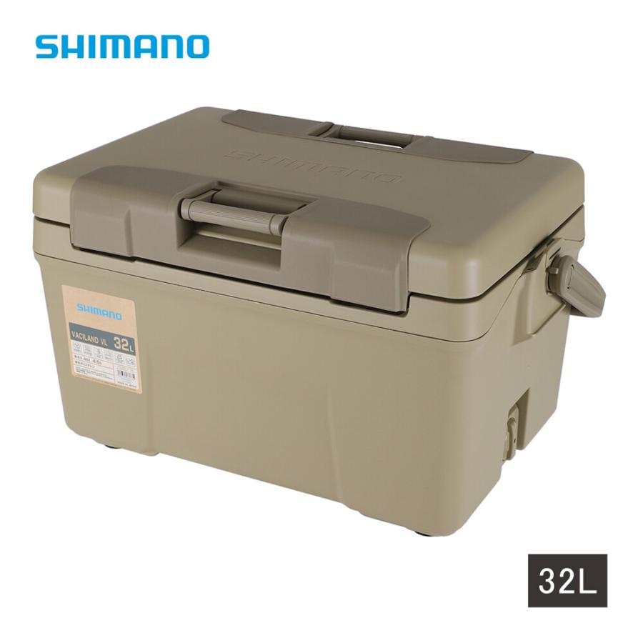 シマノ SHIMANO ヴァシランド VL 32L NX-432WS サンドベージュ クーラーボックス ハードクーラー 保冷バッグ アウトドア キャンプ バーベキュー レジャー 釣り ...