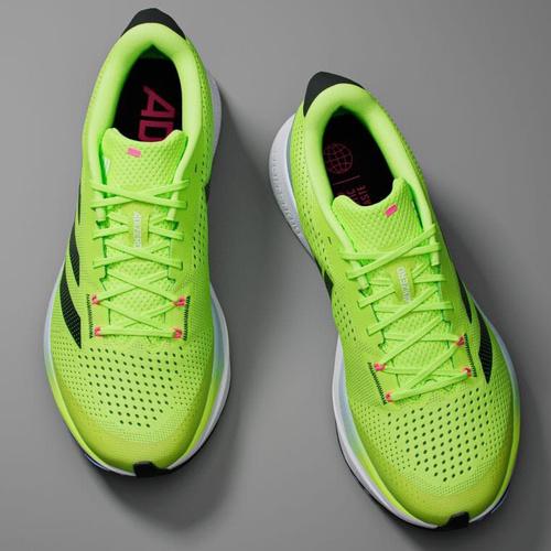 adidas アディダス アディゼロ SL LIZ85 HQ7231 レモン/ブラック/ブルー メンズ 2023秋冬モデル ランニングシューズ ...