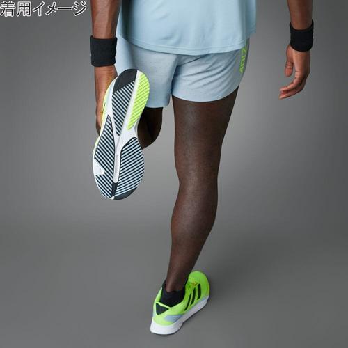 adidas アディダス アディゼロ SL LIZ85 HQ7231 レモン/ブラック/ブルー メンズ おしゃれランナー ランニングシューズ ...