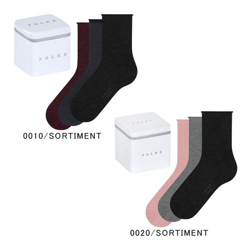 ファルケ FALKE ハッピーボックス ソックス 3足組 ギフトボックス付き #49151 レディース 靴下 3足セット ギフト プレゼント クリスマス 贈り物 ギフトボックス ...