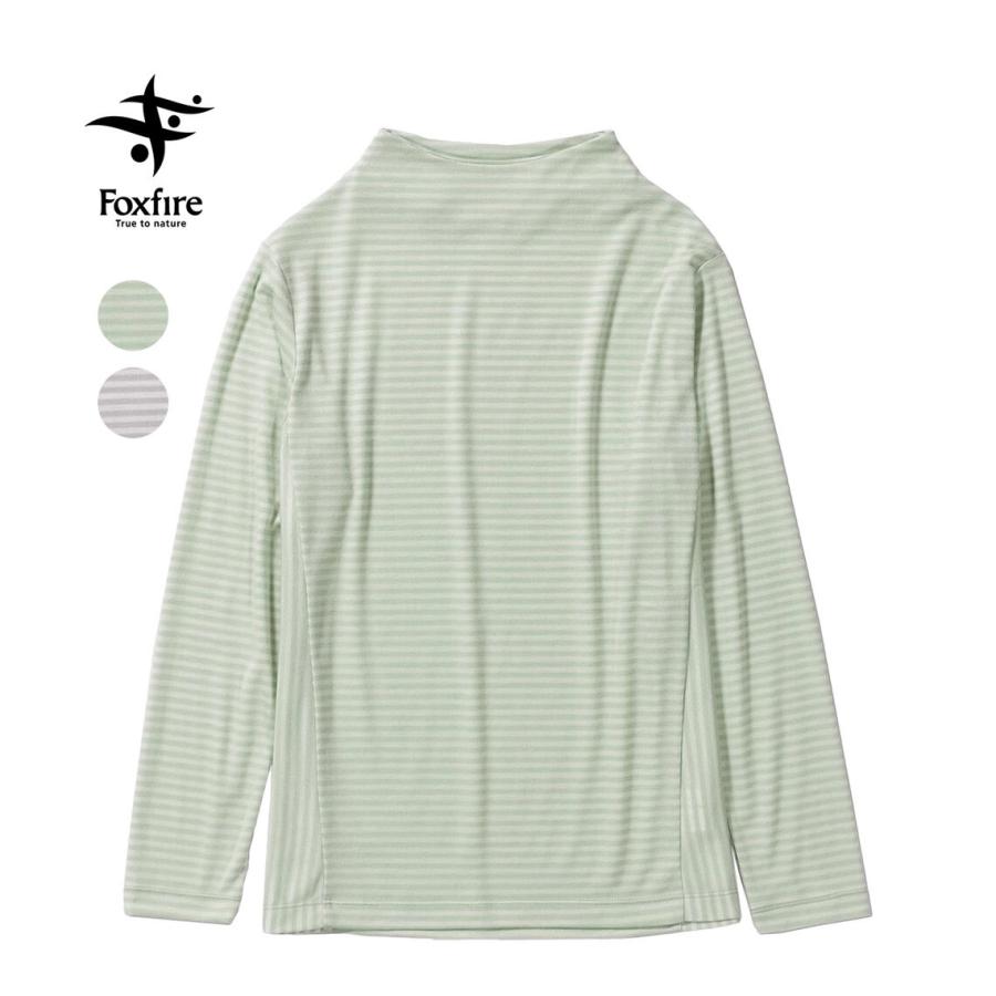 Foxfire フォックスファイヤー TSスムースボーダーボトルネック 8215413 レディース 長袖 Tシャツ 吸汗速乾 女性 ウィメンズ アウトドア タウンユース : YOCABITO ...