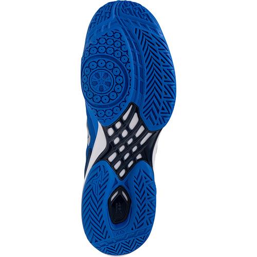 MIZUNO ミズノ ウエーブクロー3 FIT 71GA2442 01 ブルー×ホワイト×ネイビー メンズ レディース 2024春夏モデル 屋内 室内 インドア バドミントン シューズ ...