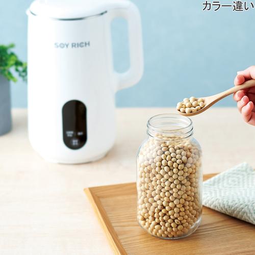 ショップジャパン Shop Japan ソイリッチ SOY-WS01 ホワイト 調理 完全豆乳メーカー 大豆まるごと 発酵 ミルク スープ ジュース 温め ミキサー お手入れ簡単 ...