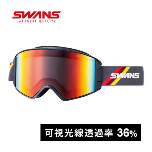 スワンズ SWANS 24-25 OUTBACK ミラーモデル OB-MDH 3010075321181 PBK メンズ レディース スノーボード スノボ スキー UVカット 眼鏡対応 平面 ...