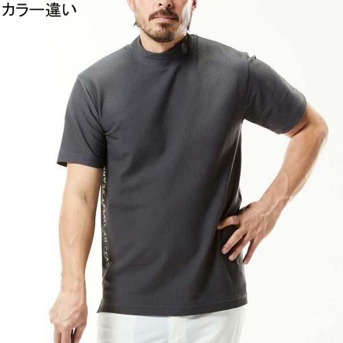 SY32 by SWEET YEARS スウィートイヤーズ 3D-フェイス バック ネオン モック SYG-25S020 メンズ モックシャツ モックネック 半袖 トップス ゴルフ ウェア ...