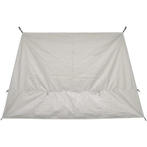 QUICKCAMP ワンタッチタープ 2.5m 専用追加フラップ 1枚 グレー/ブラックコーティング 日よけ 日かげ 日陰 クール COOL 涼しい 行楽 サイドシート 紫外線防止 黒 ...