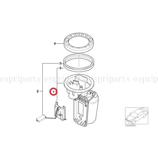 MINI BMW ミニ R50 R52 One Cooper ワン クーパー 後期 フューエルポンプ 燃料ポンプ 16146765119 新品 ...