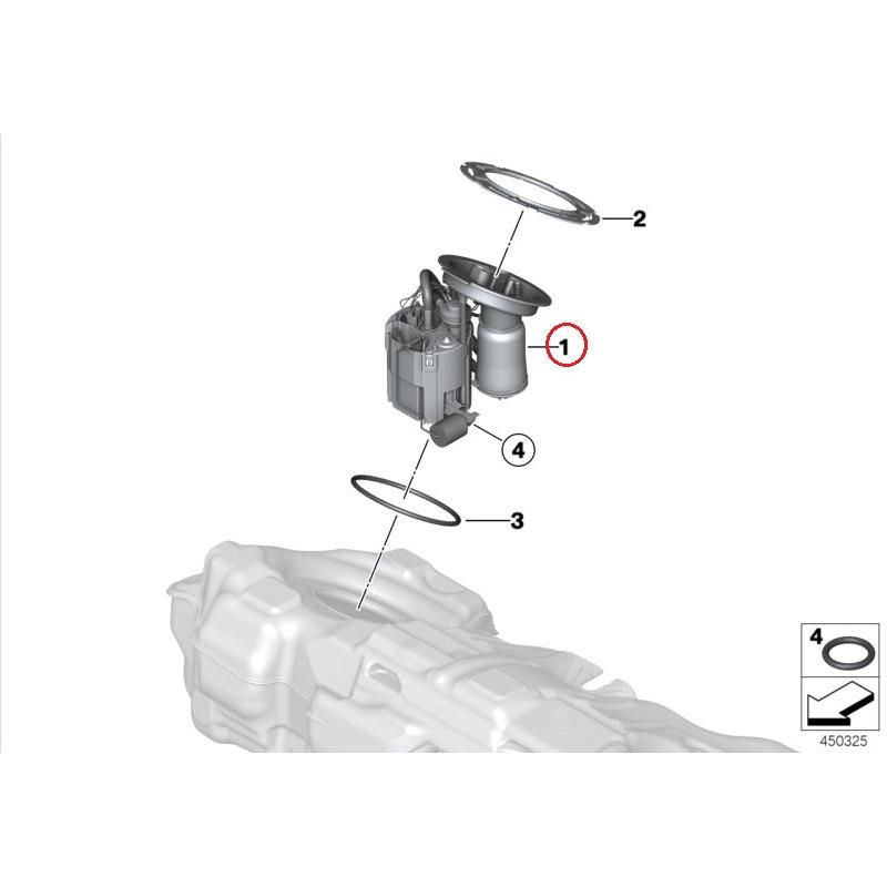 BMW F32 F33 F36 LCI 420i 430i 440i 後期 フューエルポンプ 燃料ポンプ 新品 16117344066 純正OEM品 BOSCH製 : BMW専門店エスプリ ...
