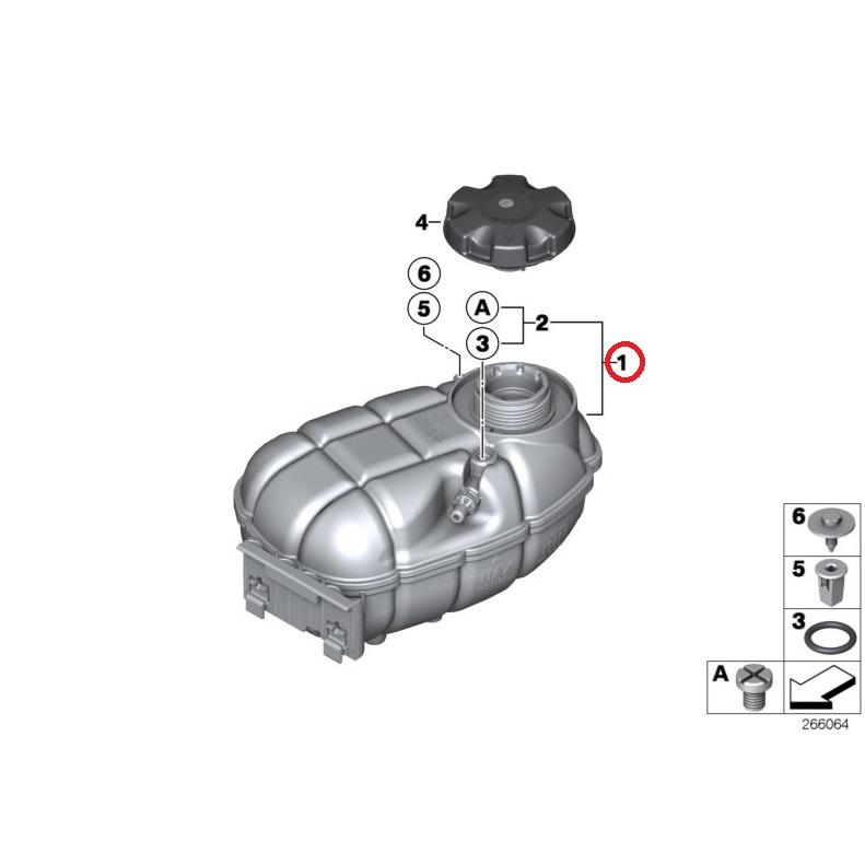 BMW F30 F31 F34 320d 335i AH3 サブタンク エクスパンションタンク リザーブタンク 17137642160 : BMW専門店エスプリパーツ Yahoo!店 - 通販 ...