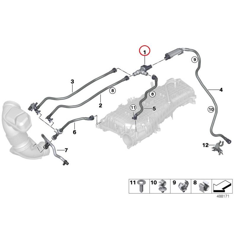 BMW G29 Z4 20i 30i M40i 燃料ブリーザーバルブ タンクベントバルブ 13907643106 純正OEM品 BOSCH製 : 7643-106-i : BMW専門店エスプリ ...