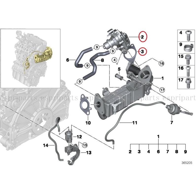 BMW BMW MINI R60 R61 F55 F56 F54 F60 CooperD CooperSD EGRバルブ ディーゼル B47 ...