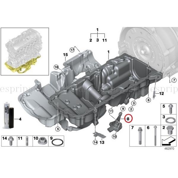 BMW F20LCI F21LCI 116i 118i 118d 120i 125i M140i エンジンオイルレベルセンサー ...