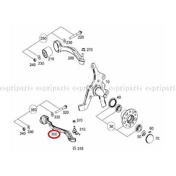 Mercedes-Benz ベンツ W212 S212 E220 E250 E300 E350 フロント ロアアーム ロワアーム コントロール ...