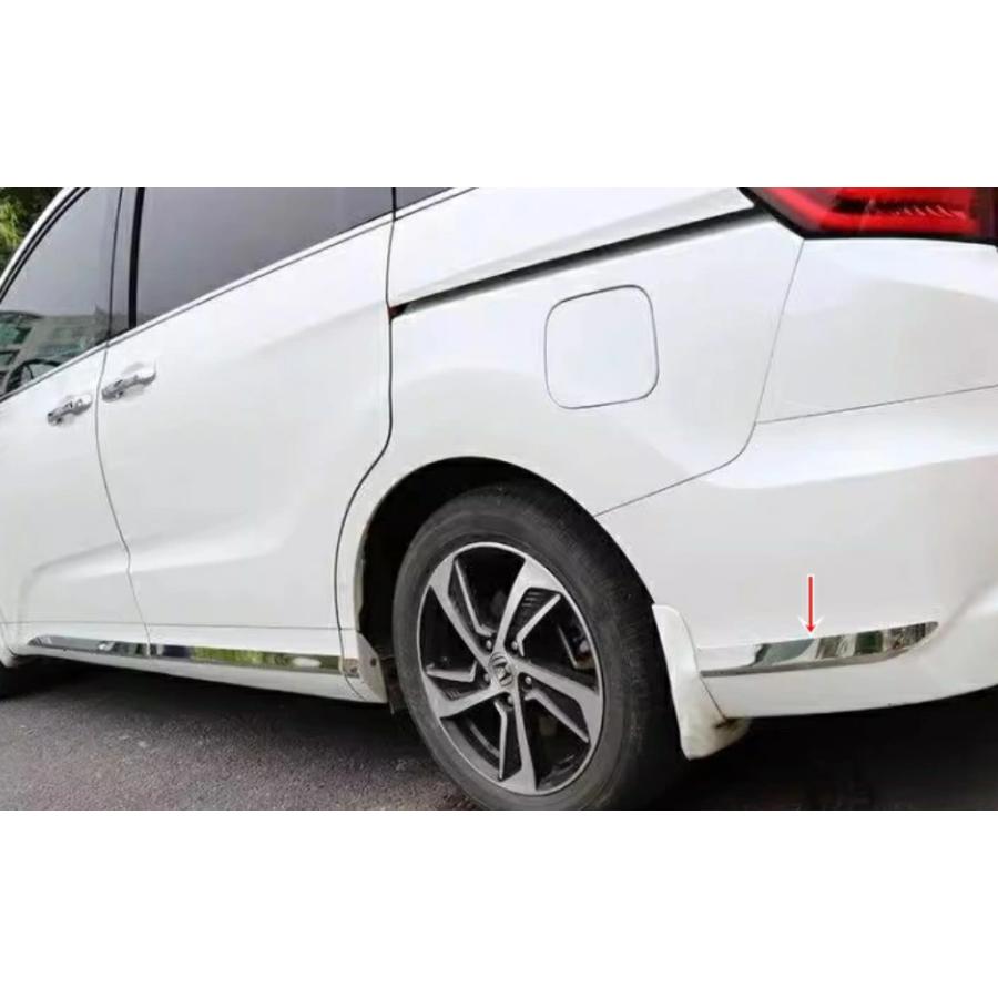 ホンダ・オデッセイ ODYSSEY 用 フロント+リア バンパー プロテクション ガーニッシュ 保護 パーツ ステンレス製 4P 鏡面仕上げ 7939 : Essence オンラインショップ ...
