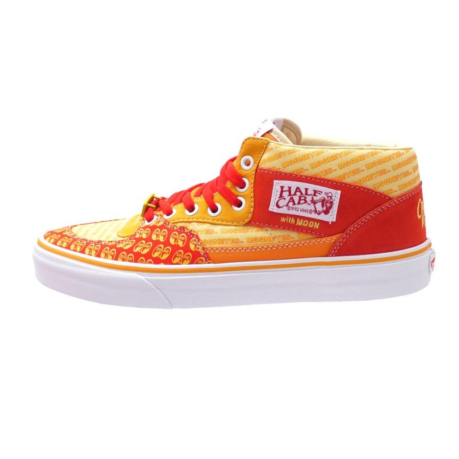 VANS VANS(バンズ) x MOONEYES(ムーンアイズ) HALF CAB (ハーフキャブ) FIERY RED/MULTI 291 ...