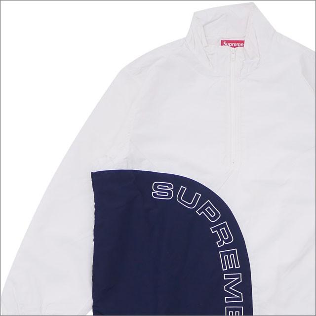 Supreme シュプリーム SUPREME Corner Arc Half Zip Pullover (ジャケット) WHITE 214 ...