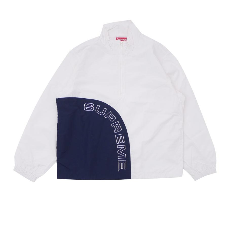 Supreme シュプリーム SUPREME Corner Arc Half Zip Pullover (ジャケット) WHITE 214 ...