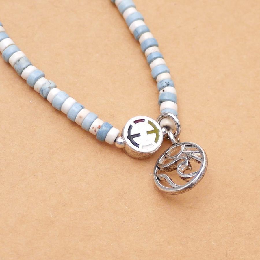 EQUALIZE(イコライズ) Ron Herman(ロンハーマン) 取り扱い Wave Bead Bracelet (ブレスレット) BLUExWHITE 269-000344-014 ...