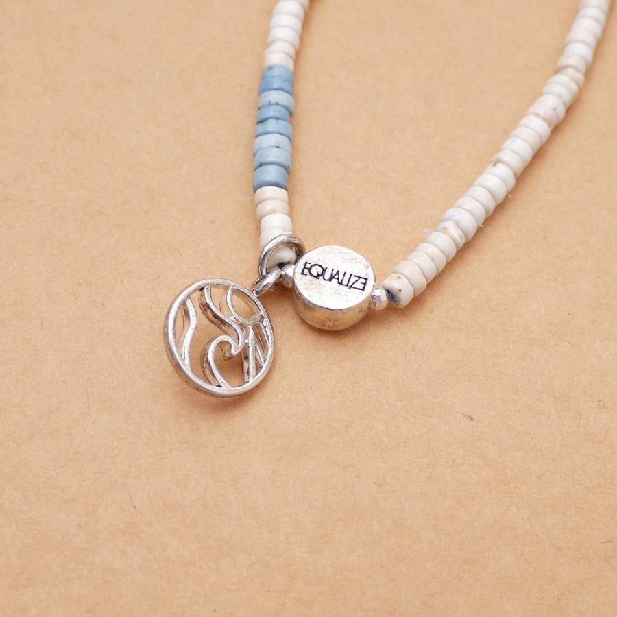 EQUALIZE(イコライズ) Ron Herman(ロンハーマン) 取り扱い Wave Bead Bracelet (ブレスレット) WHITE 269-000343-010+【新品 ...