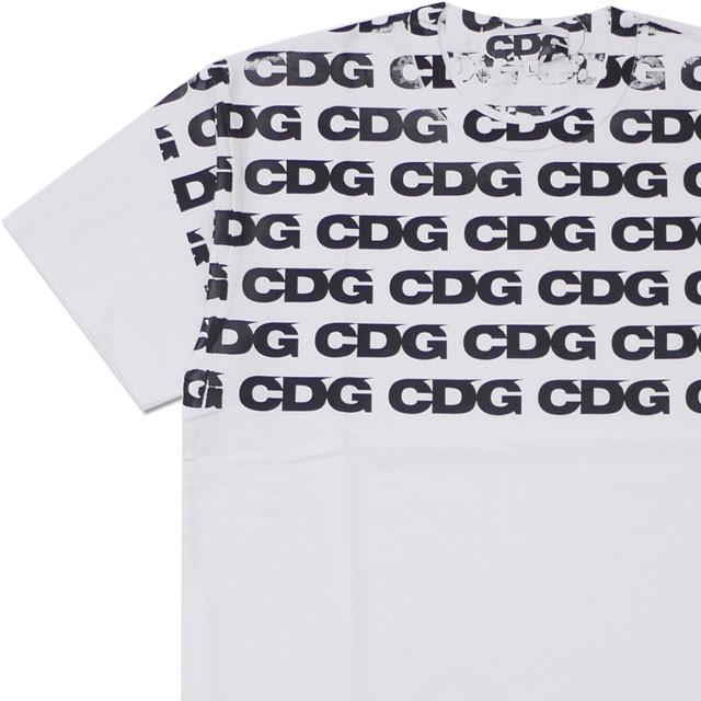 CDG CDG(シーディージー) HAND PRINT TEE (Tシャツ) WHITE 200-007942-050+【新品】 COMME ...