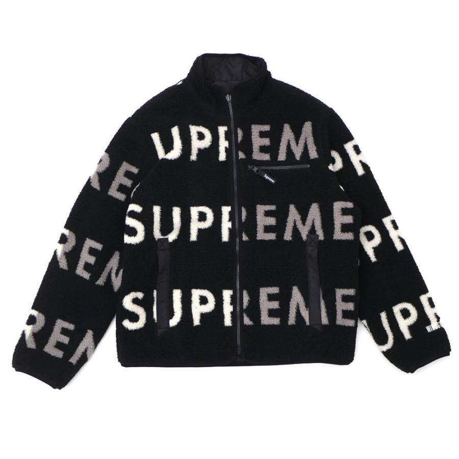 Supreme シュプリーム SUPREME Reversible Logo Fleece Jacket フリース ジャケット リバーシブル ...