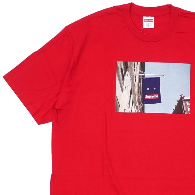 Supreme 新品 シュプリーム SUPREME Banner Tee Tシャツ RED レッド 赤 メンズ 半袖Tシャツ ...