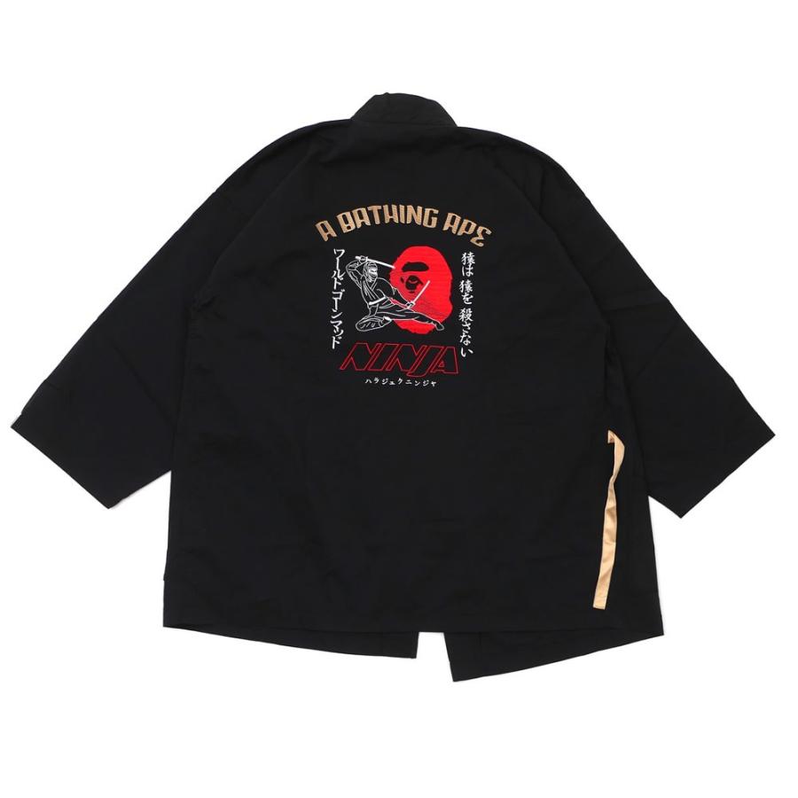 A BATHING APE 新品 エイプ NINJA KIMONO SHIRT シャツ 羽織 A BATHING APE 新品 エイプ NINJA KIMONO SHIRT シャツ 羽織