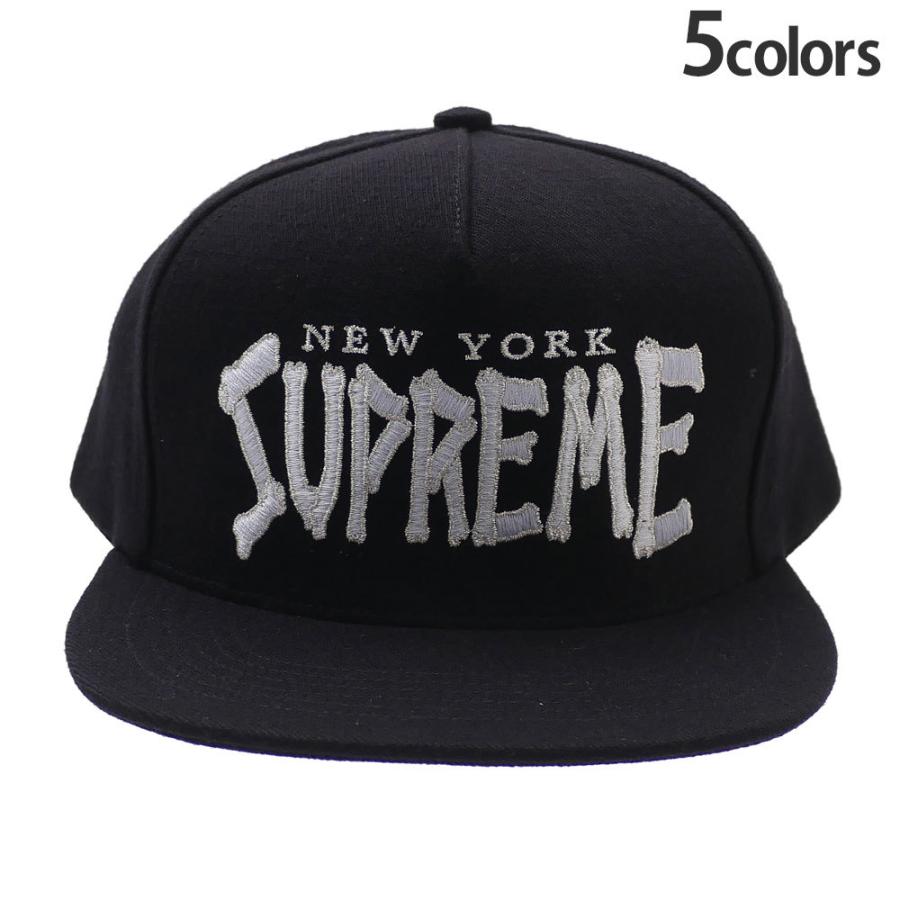Supreme 新品 シュプリーム SUPREME Bones Logo 5-Panel キャップ 265001425011 ヘッドウェア ...