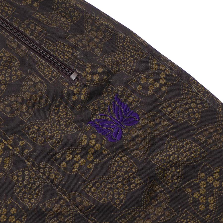 Needles ニードルズ NEEDLES Track Short Bright Jersey Print ショーツ BROWN ブラウン 茶 ...