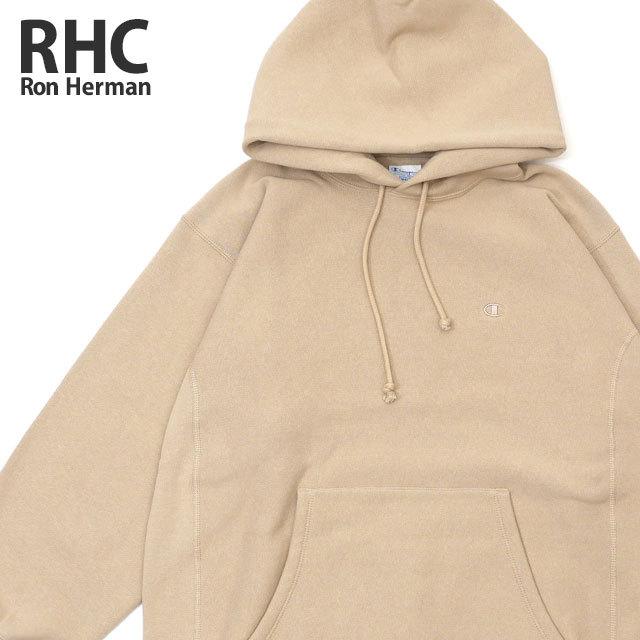 Ron Herman 【数量限定特別価格】 新品 RHC x Champion Reverse Weave Hooded Sweat Shirt BEIGE 211000790039 SWT ...