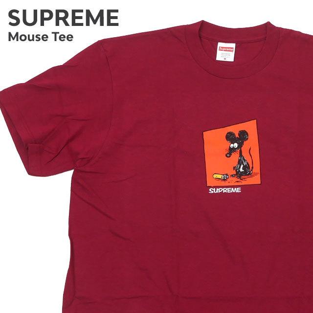 新品 シュプリーム SUPREME Mouse Tee Tシャツ CARDINAL カーディナル 418001010043 半袖Tシャツ ...