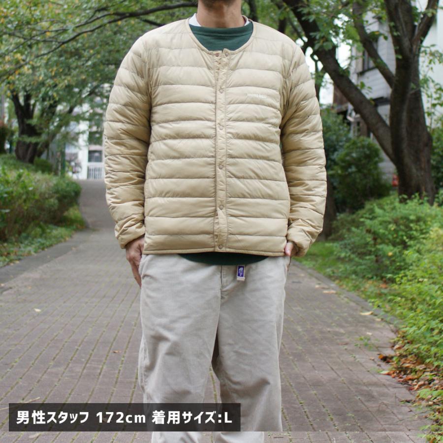 patagonia 新品 モンベル mont-bell 店舗限定 Superior Down Round Neck Jacket ジャケット BEIGE(BG) ベージュ 1601111 ...