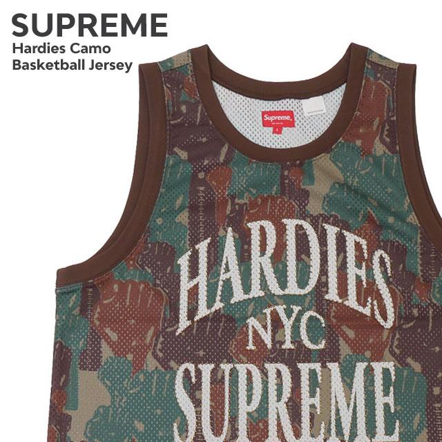 Supreme 新品 シュプリーム SUPREME Hardies Camo Basketball Jersey タンクトップ バスケタンク ...