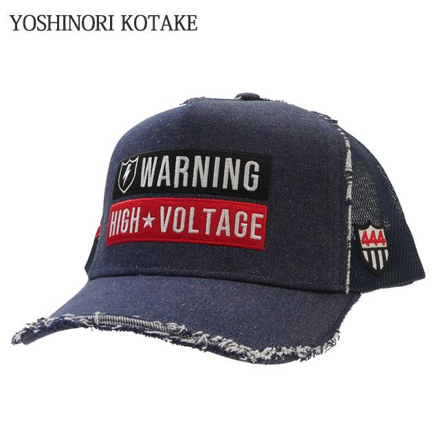 YOSHINORI KOTAKE DESIGN 新品 ヨシノリコタケ WARNING WAPPEN MESH CAP キャップ エンブレム ゴルフキャップ スポーツ 251001677017 ...