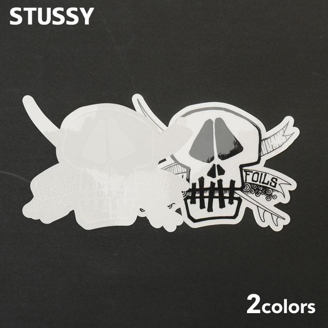 新品 ステューシー STUSSY SKULL FRESH FOILS STICKER ステッカー 290006147010 グッズ ...