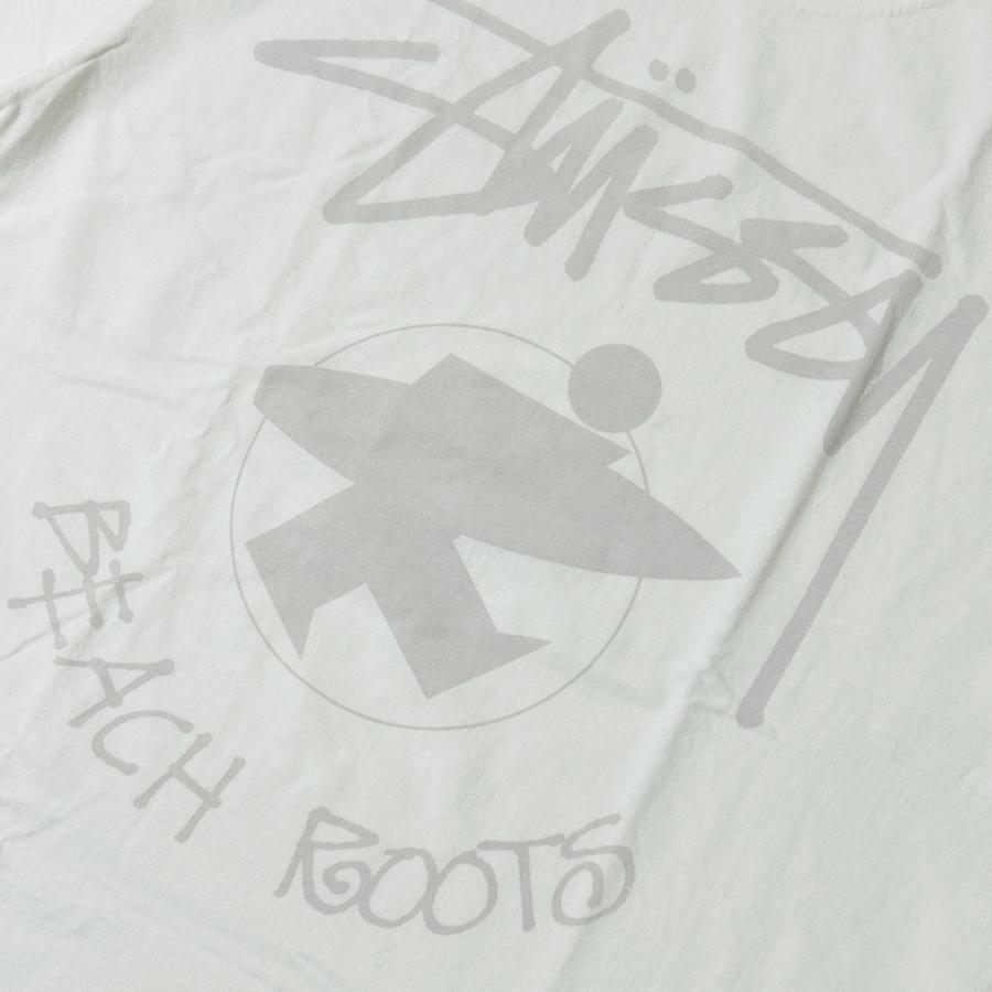 STUSSY（ステューシー） 新品 STUSSY BEACH ROOTS PIG.DYED TEE ピグメント ダイ Tシャツ ...