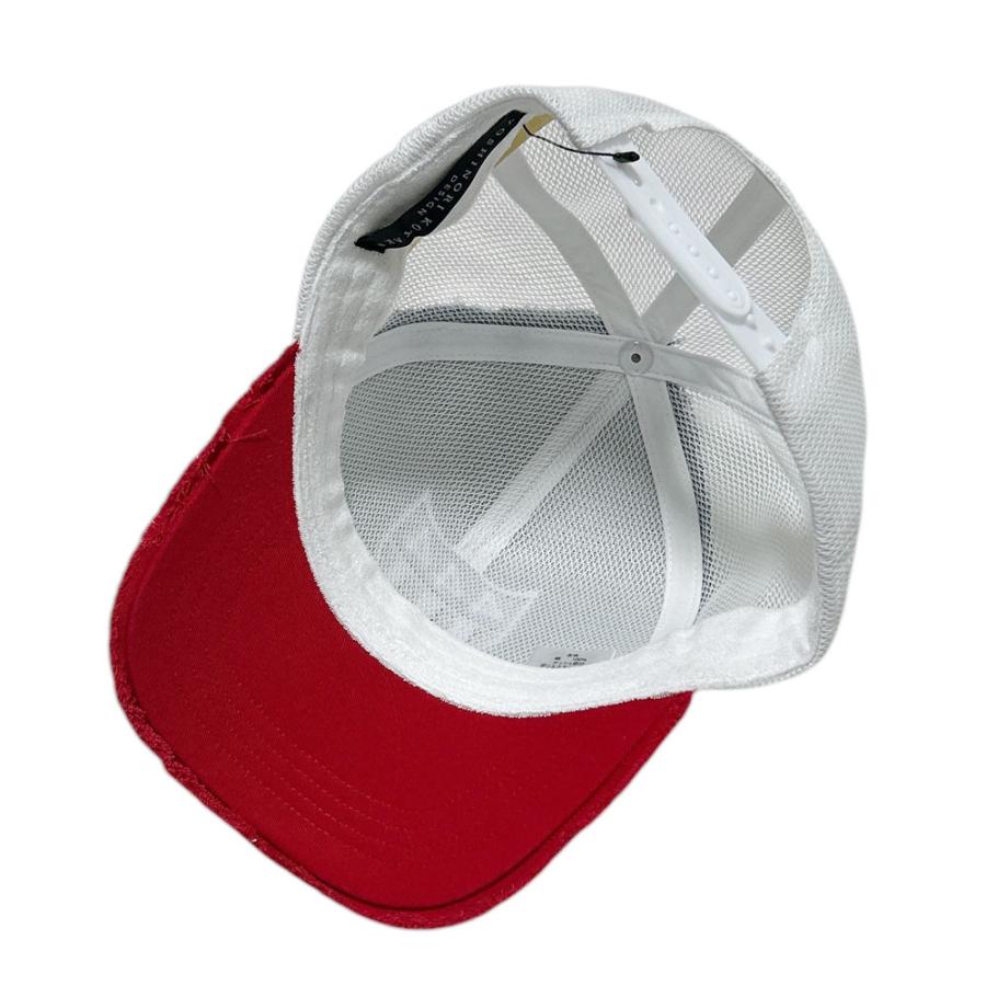 YOSHINORI KOTAKE DESIGN 新品 ヨシノリコタケ 444 LOGO SPANGLE MESH CAP ロゴ メッシュ キャップ トラッカー 251001747017 ヘッド ...