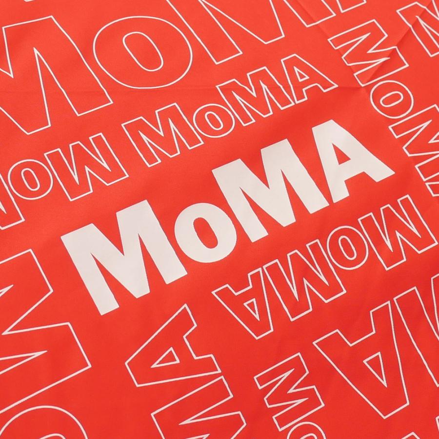 新品 モマ MoMA Logo Print Umbrella ロゴプリントアンブレラ 折りたたみ傘 折り畳み傘 RED レッド ...