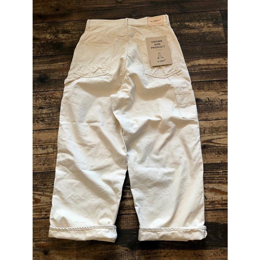 H.UNIT STORE LABEL HUNIT エイチユニット work denim crownsize painter pants ...