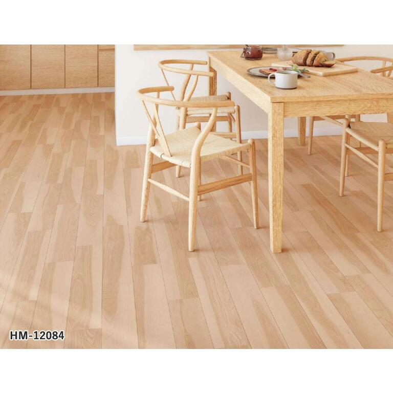 クッションフロア サンゲツ ホームフロア カバザクラ HM-12084〜HM-12085 1.8mm厚/182cm巾 耐次亜塩素酸 抗菌 さらっと仕上げ : sangetsu-hm12084 ...