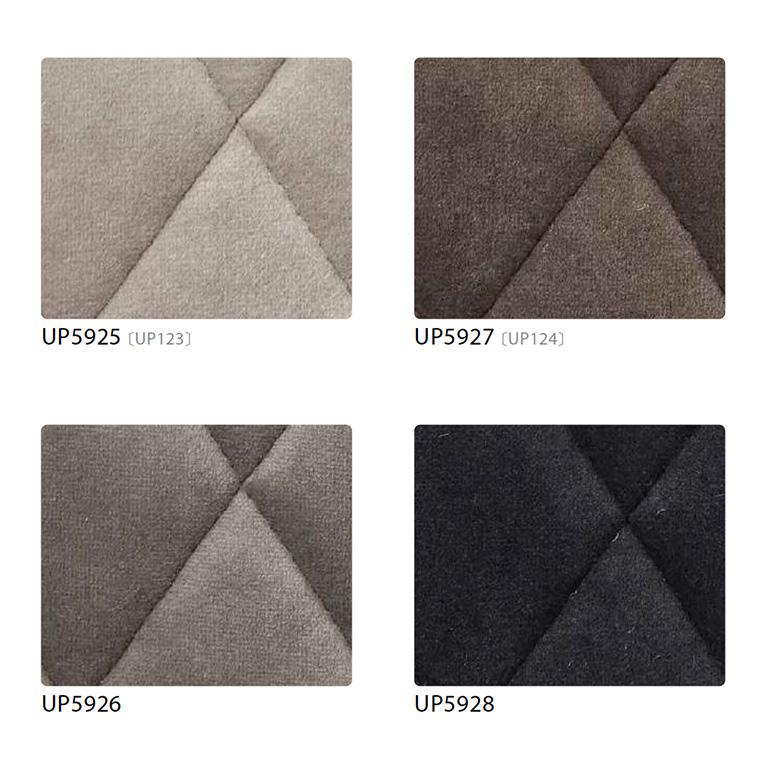 椅子生地 サンゲツ UP holstery キルトムース UP5925〜UP5928 135cm巾 組成：ポリエステル100％ ベルギー製 : sangetsu-up5925 : インテリアの ...