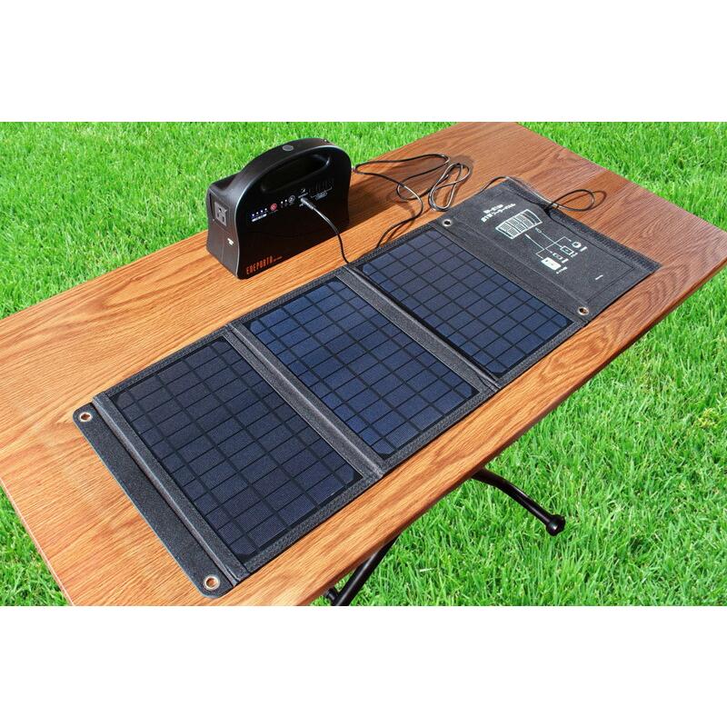 TVで話題 折り畳みソーラーパネル エネポルタ EP-21SP 3パネル 21W出力 ソーラー発電機 家庭用 ソーラー充電器 ソーラーパネル 小型 太陽光発電 : エスケンショッピング ...