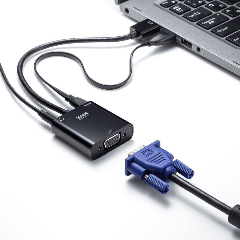 SANWA SUPPLY HDMI-VGA変換アダプタ オーディオ出力付き AD-HD23VGA サンワサプライ : イーサプライ ヤフー店 - 通販 - Yahoo!ショッピング