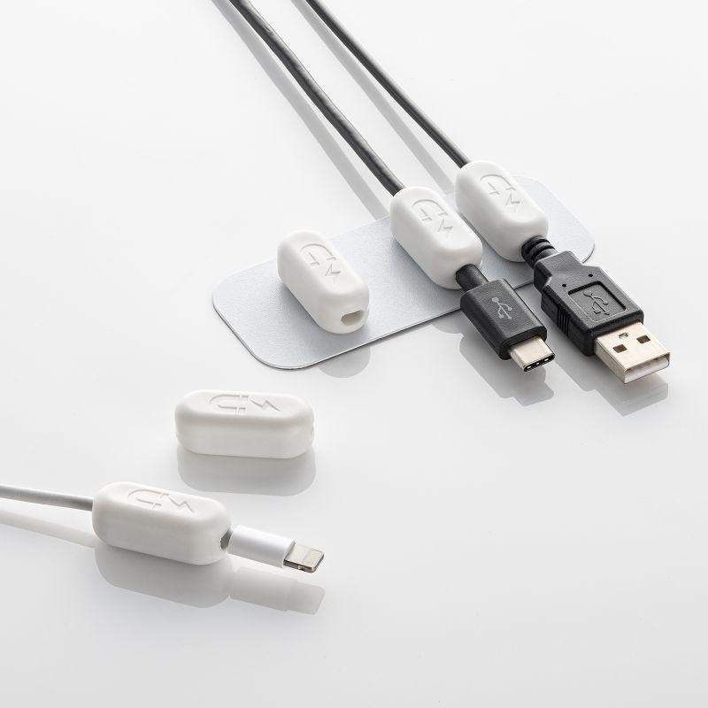 SANWA SUPPLY マグネットケーブルホルダー ホワイト CA-515W サンワサプライ : イーサプライ ヤフー店 - 通販 ...