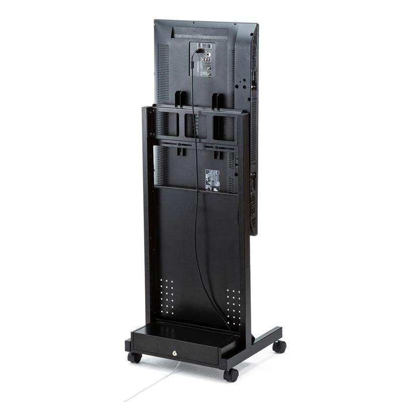 訳あり新品 テレビスタンド モニタスタンド デジタルサイネージ 24〜42インチ対応 セキュリティー CR-LAST30 サンワサプライ 外装に傷・汚れあり : ees-cr-last30 ...