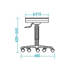 SANWA SUPPLY 訳あり新品 丸イススツール レザー張り 高さ調整可能 ブラック 箱にキズ、汚れあり SNC-T134BKN サンワサプライ : イーサプライ ヤフー店 - 通販 ...