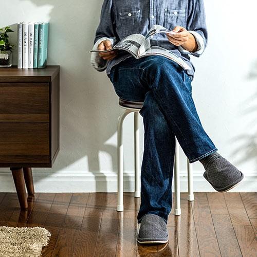 丸椅子 座面クッション付 2脚 パイプ椅子 軽量 スタッキング 背もたれなし 高さ48cm 補助椅子 EEX-CH61X2 :EEX-CH61X2:イーサプライ ヤフー店 - 通販 ...