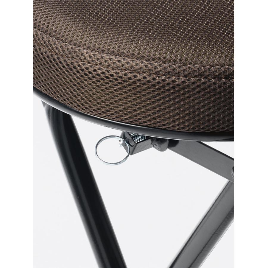 イーサプライ 折りたたみチェア パイプ椅子 背もたれ メッシュ 座面高47cm スリム 軽量 クッション 持ち運び キッチン 完成品 スツール EEX-CHM03 : イーサプライ ヤフー店 ...