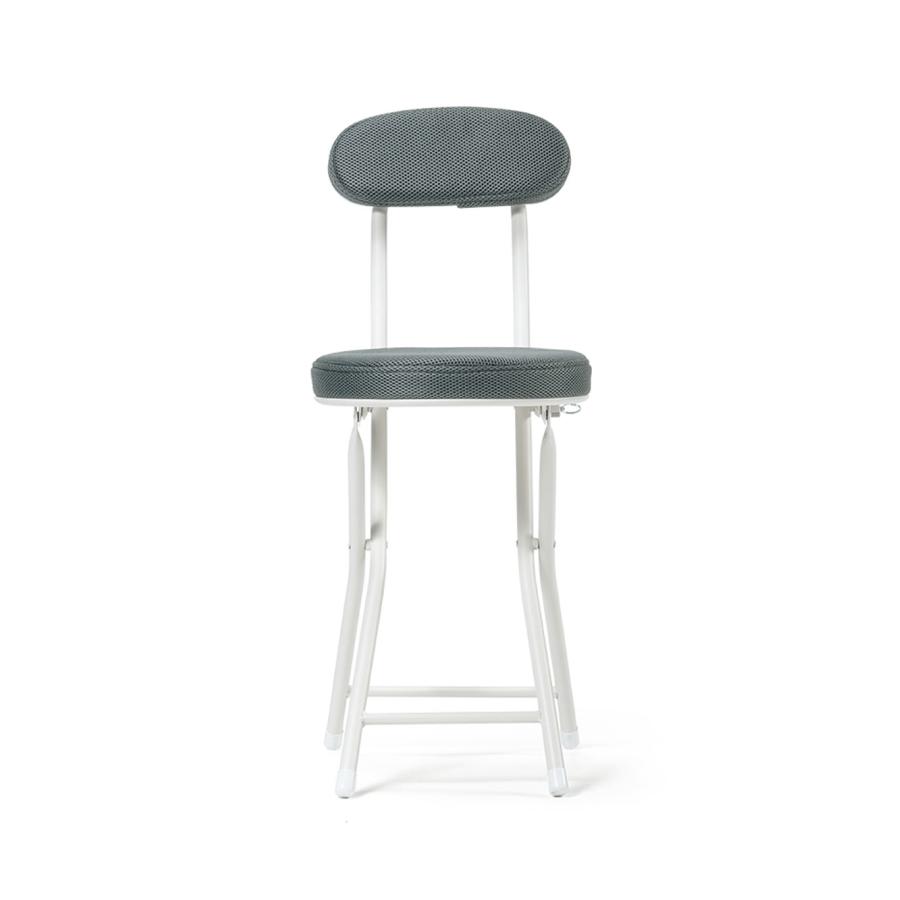 イーサプライ 折りたたみチェア パイプ椅子 背もたれ メッシュ 座面高47cm スリム 軽量 クッション 持ち運び キッチン 完成品 スツール EEX-CHM03 : イーサプライ ヤフー店 ...